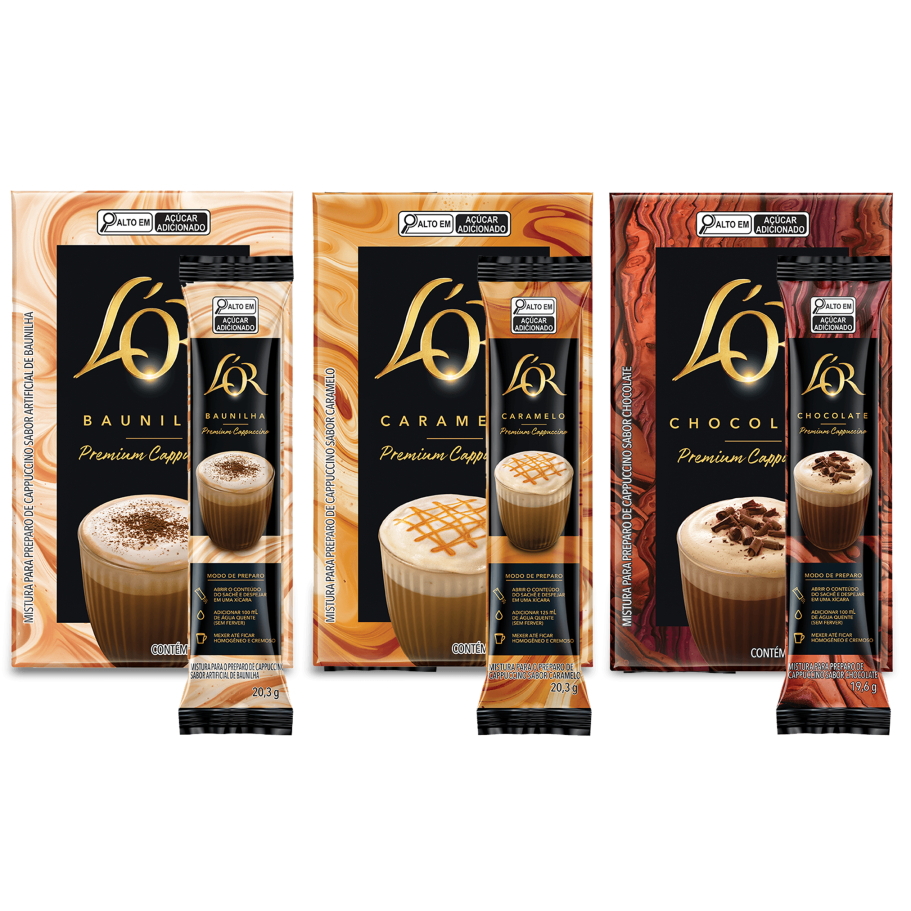 Kit Café Cappuccino Premium Lór (8 unidades) | Shopee Brasil