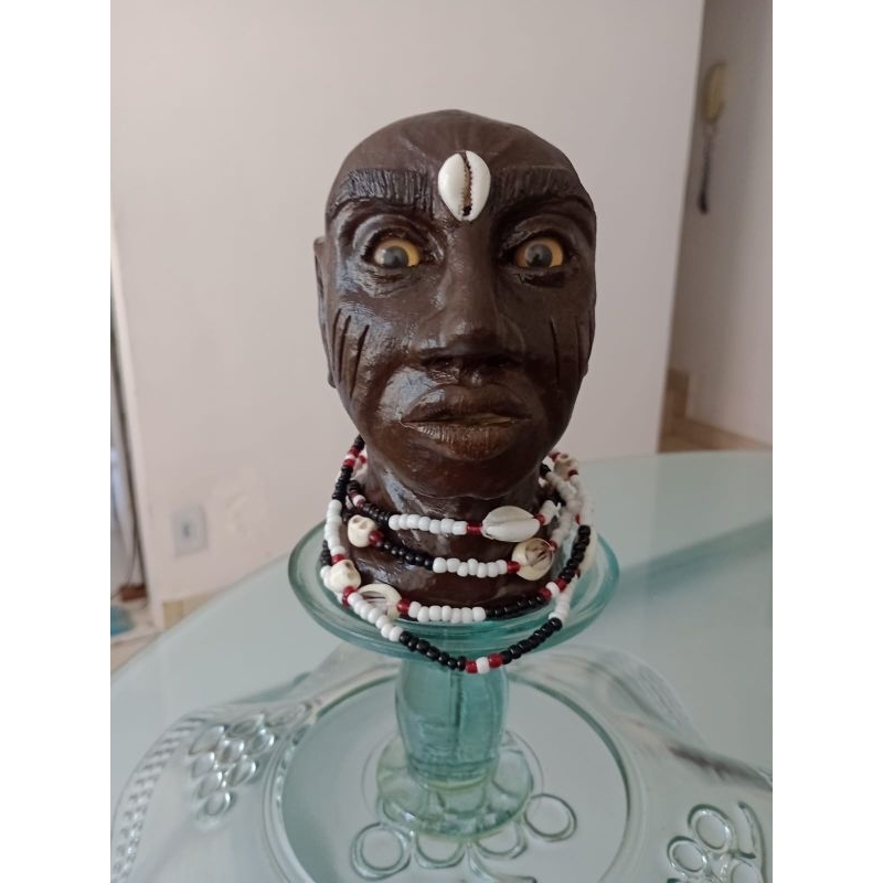 escultura vulto de exú umbanda candomblé | Shopee Brasil