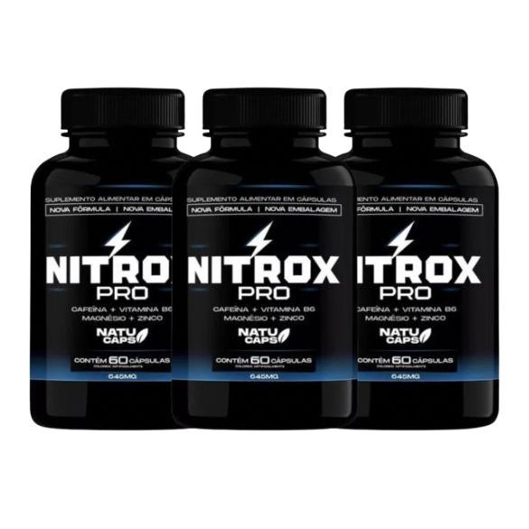 Leve 3 Un Nitrox Pro Original - 180 Cápsulas - Envio Imediato | Shopee ...