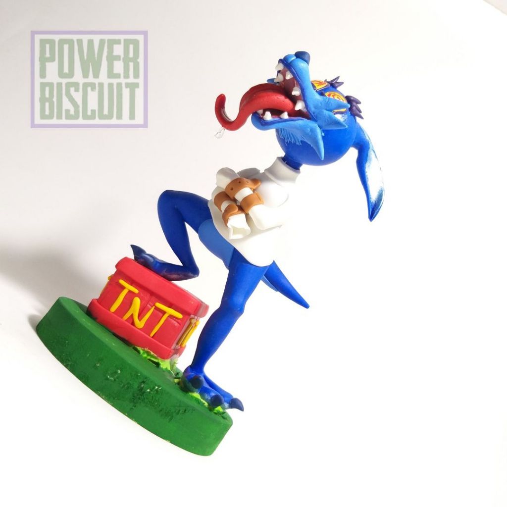 Ripper Roo - Boneco Coleção Crash Bandicoot Biscuit Geek Ripper Roo ...