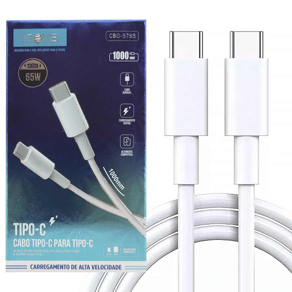 Cabo Tipo C Para Tipo C 1 Metro USB-C | Shopee Brasil