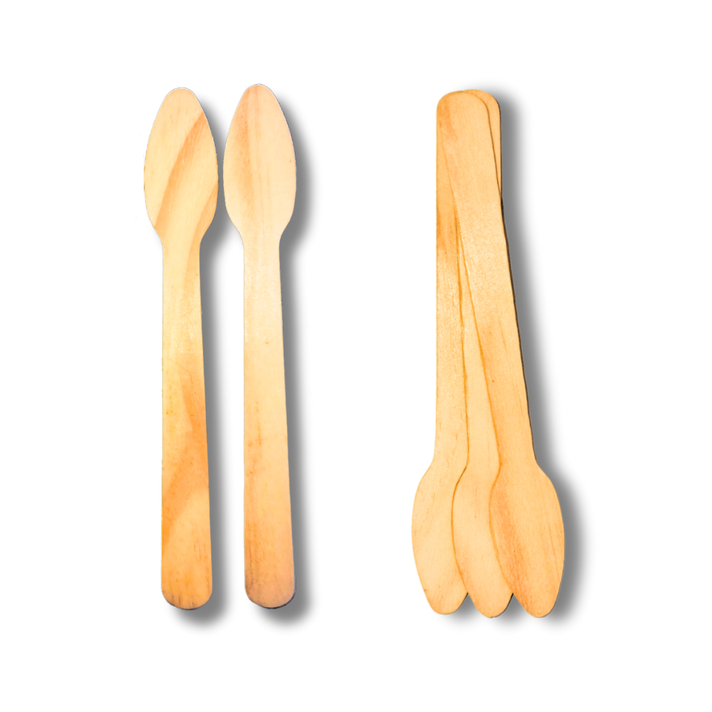 50 Mini Colher De Madeira Bambu Biodegradável 11 Cm | Shopee Brasil