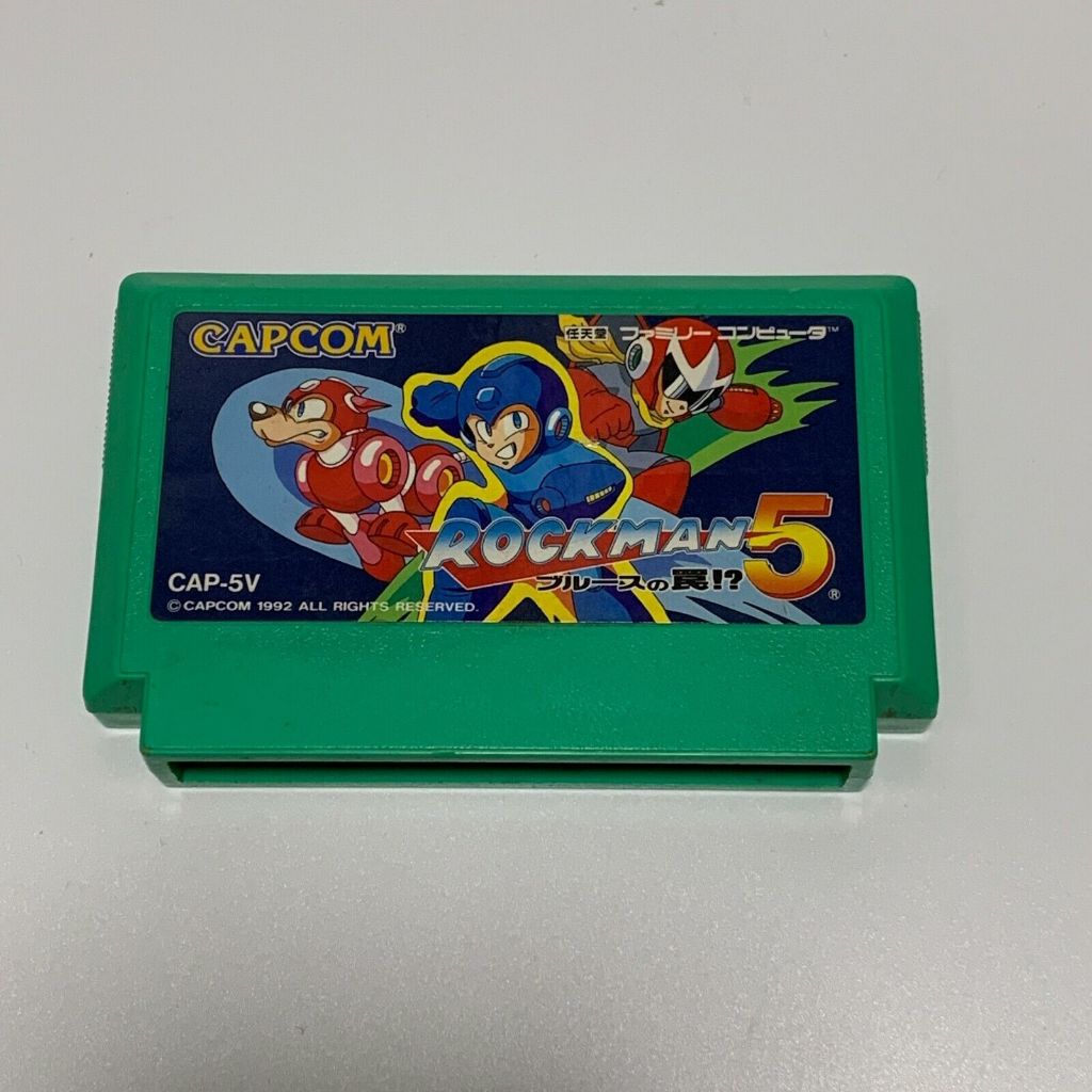 Rockman 5 - Nintendo Famicom - Family Computer ( USADO ) | Shopee Brasil