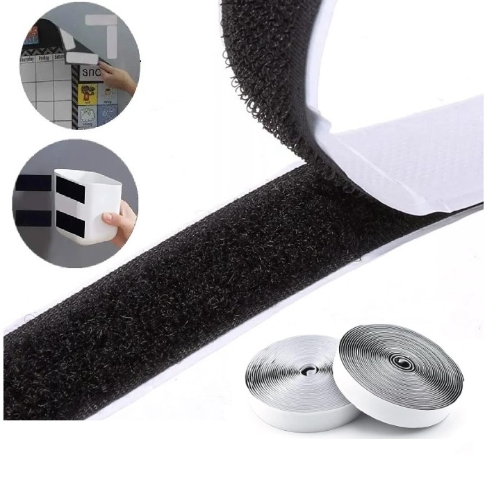 Velcro Adesivo 20mm Fita de Fixação Autocolante Uso Geral | Shopee Brasil