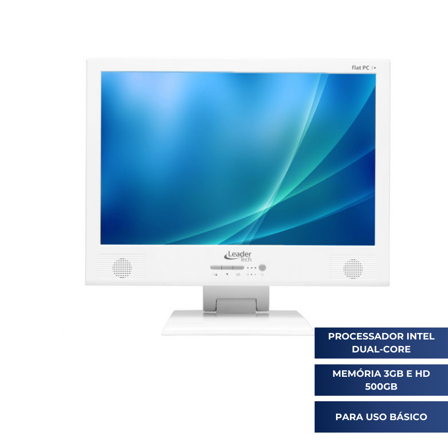 Computador All in One Leader Tech 17.1" Processador Intel Dual-core ...