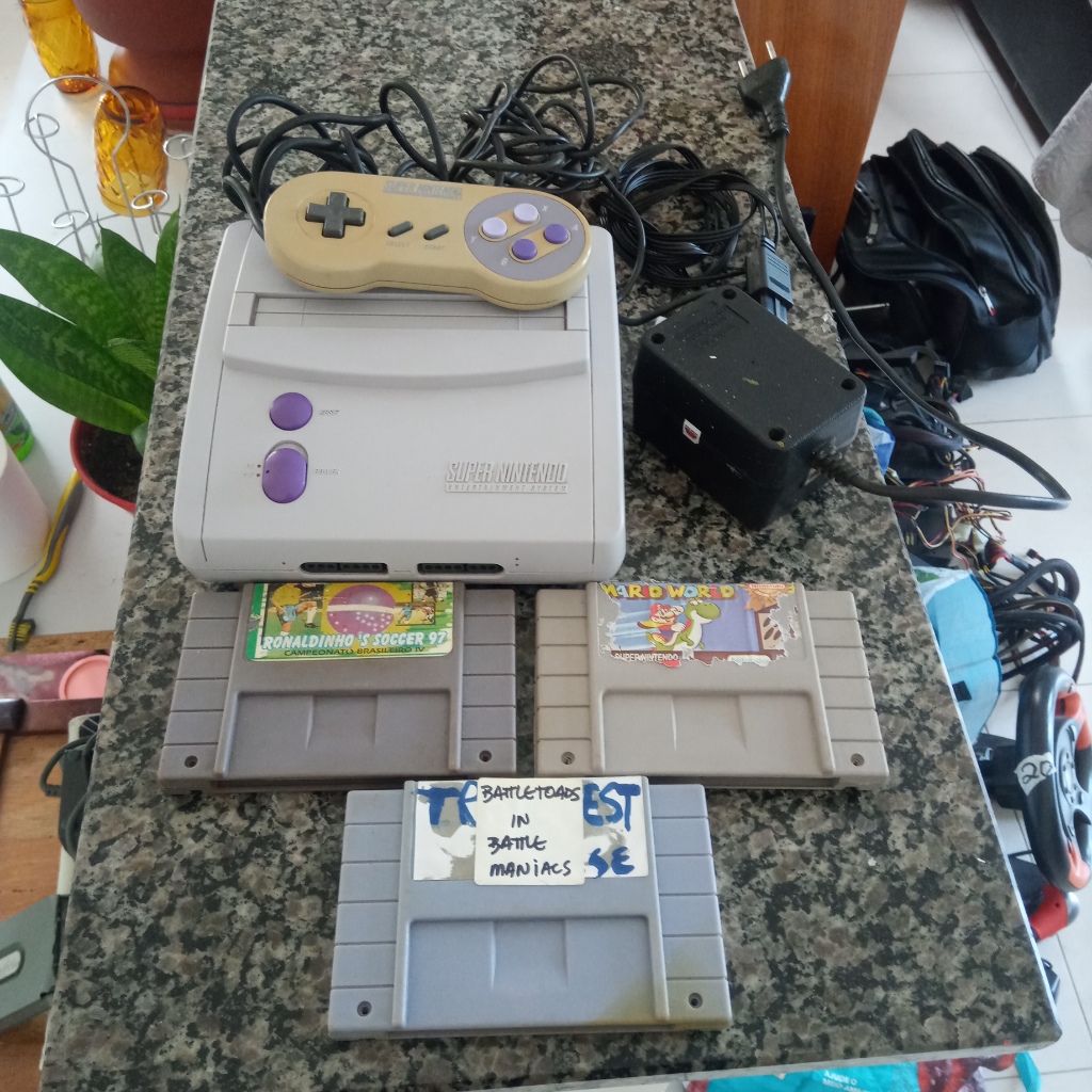 Super Nintendo Baby Completo - Leia Anuncio | Shopee Brasil