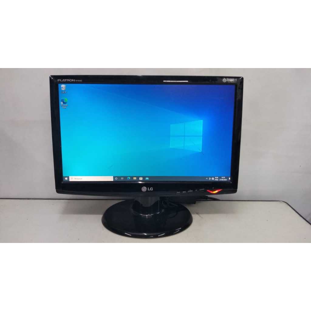Monitor LG Wide 18.5' Led - Flatron W1943se - Usado Com Risco | Shopee Brasil