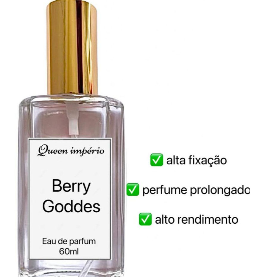 Perfume feminino Berry goddes 60ml | Shopee Brasil