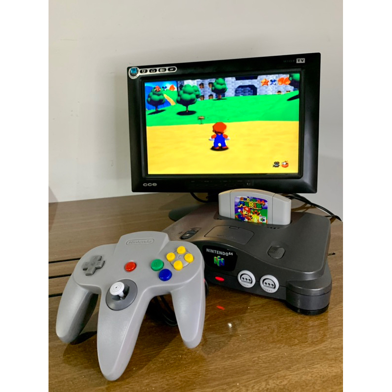 Console Nintendo 64 Completo + Fita Mario 64 | Shopee Brasil
