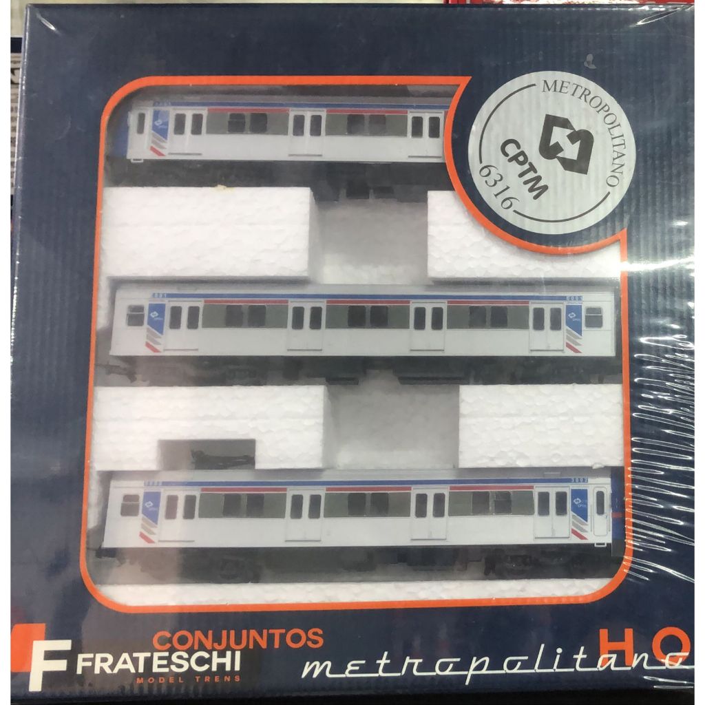Trem Metropolitano CPTM 6316 HO Frateschi | Shopee Brasil
