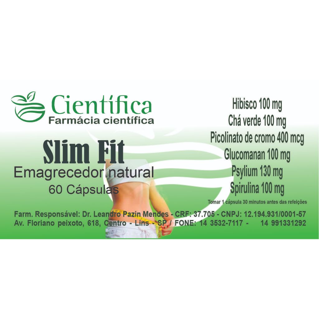 Slim Fit Suplemento Alimentar com 60 cápsulas | Shopee Brasil