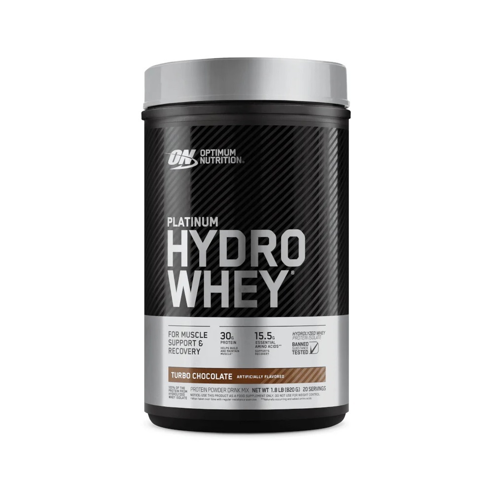 Platinum Hydro Whey Turbo Chocolate 820g (1.80 Lbs) - Optimum Nutrition ...