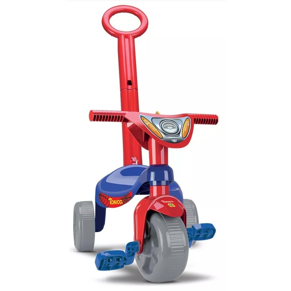 Velotrol Triciclo Motoca Tchuco Herois Super Teia - Samba Toys | Shopee ...