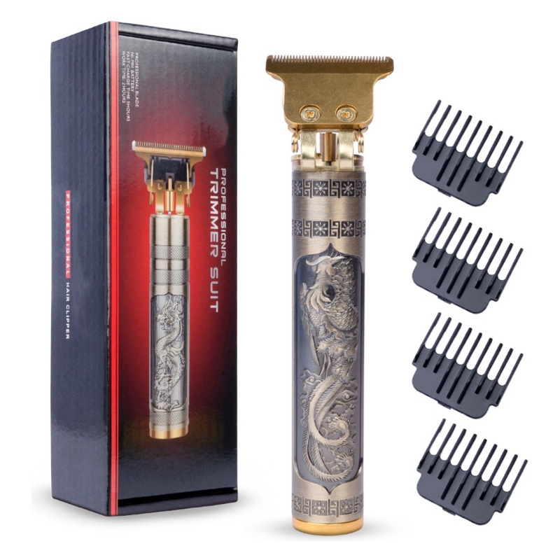Máquina Acabamento Profissional Cabelo Barba Sem Fio Premium Lukton ...