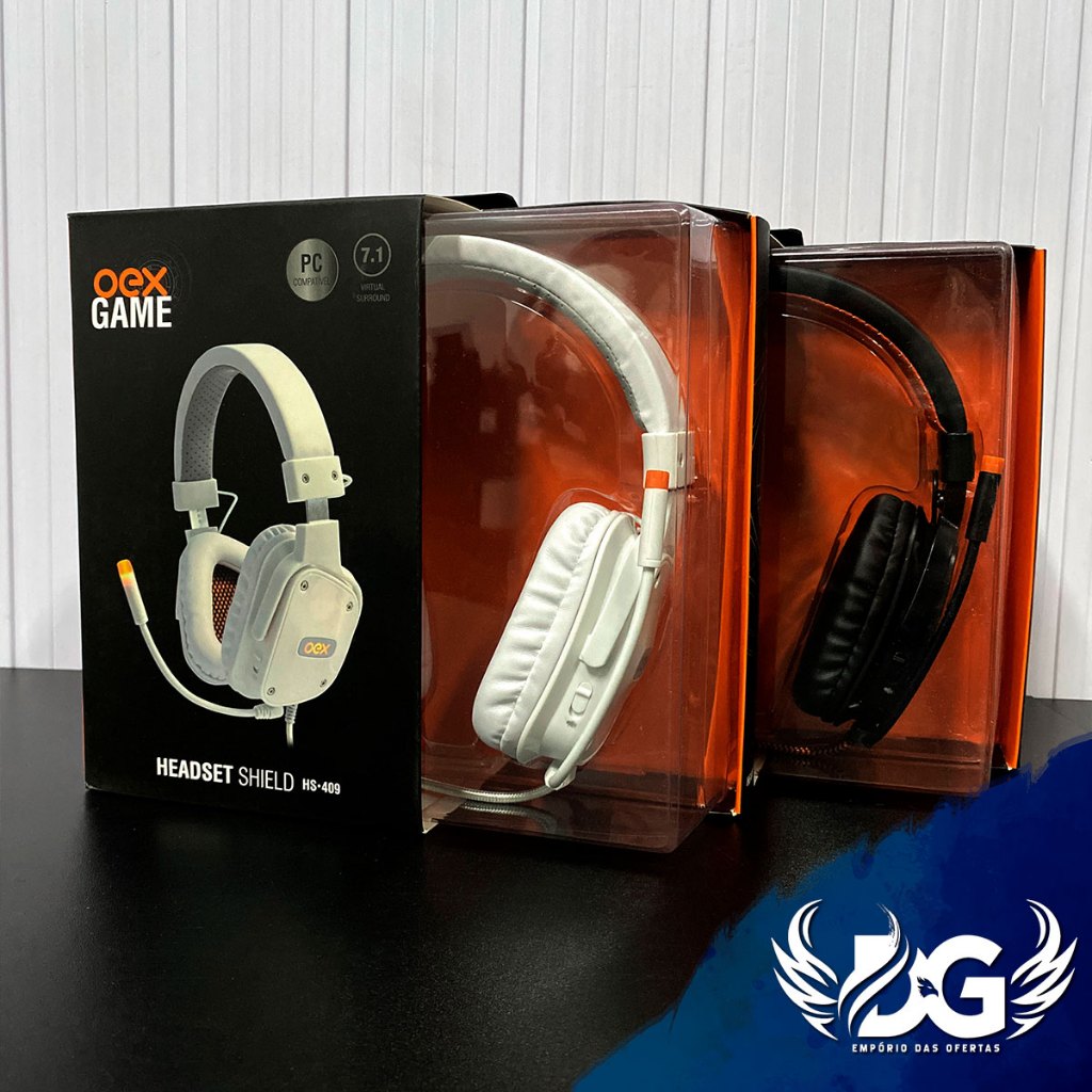 Headset Gamer OEX - Shield HS409 | Shopee Brasil