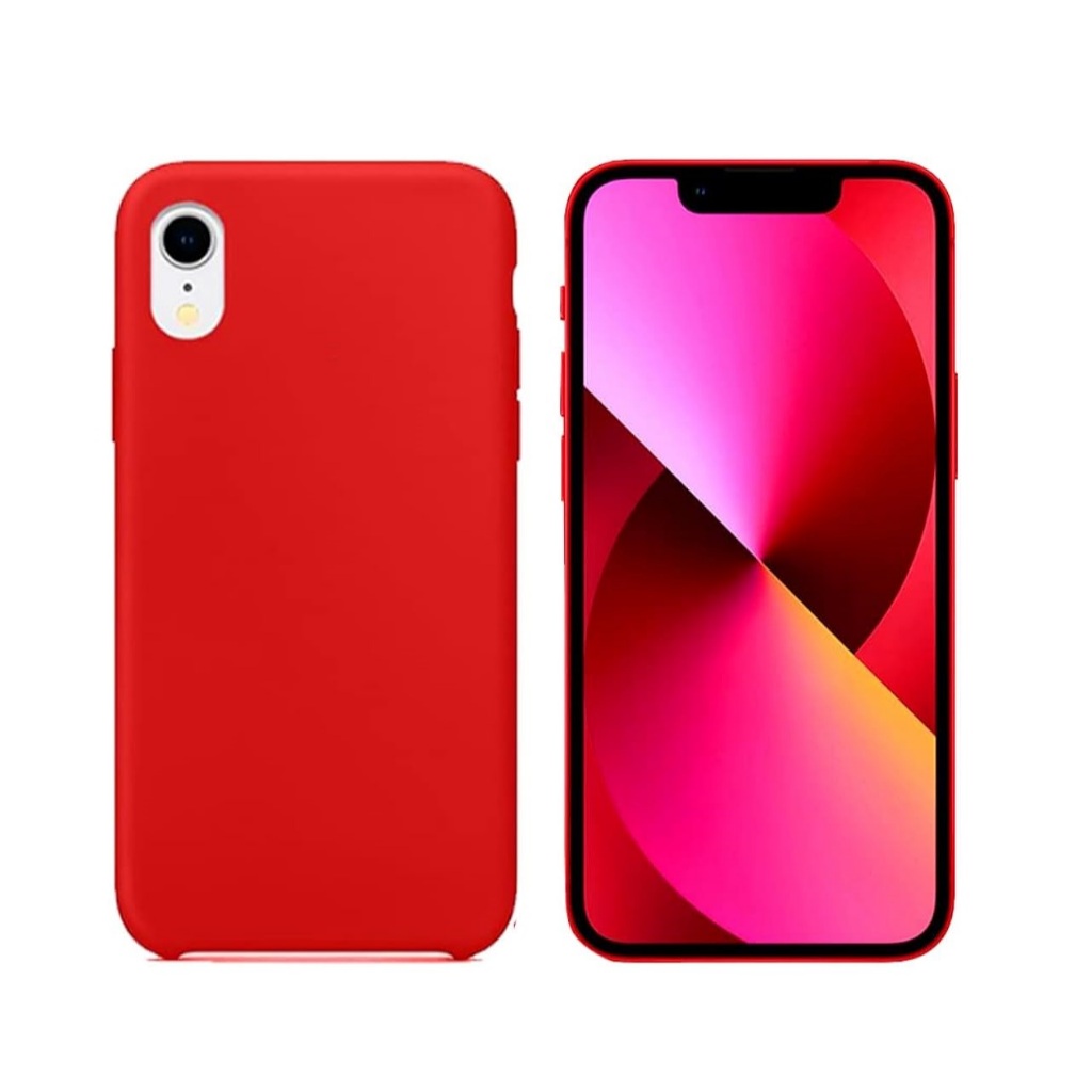 CAPINHA Capa Case De Silicone PARA IPhone XR Com Veludo Por Dentro Para ...