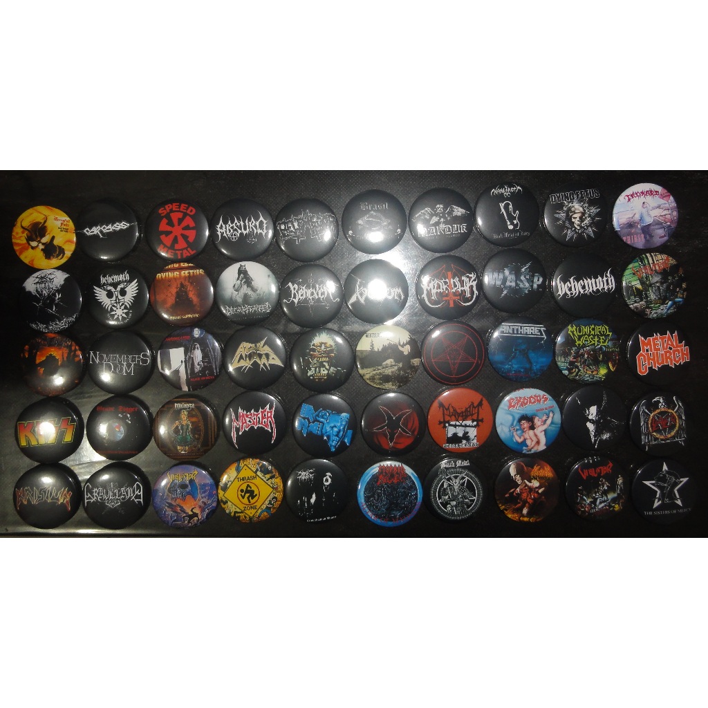 2 Botons Bandas 4,5 cm | Shopee Brasil