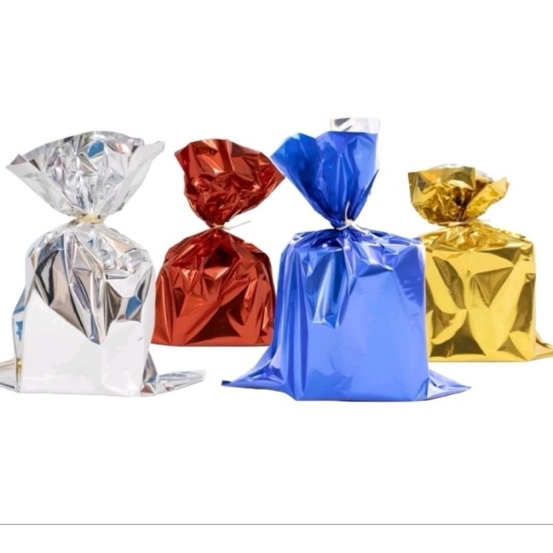 50 sacos de presente metalizados sortidos | Shopee Brasil