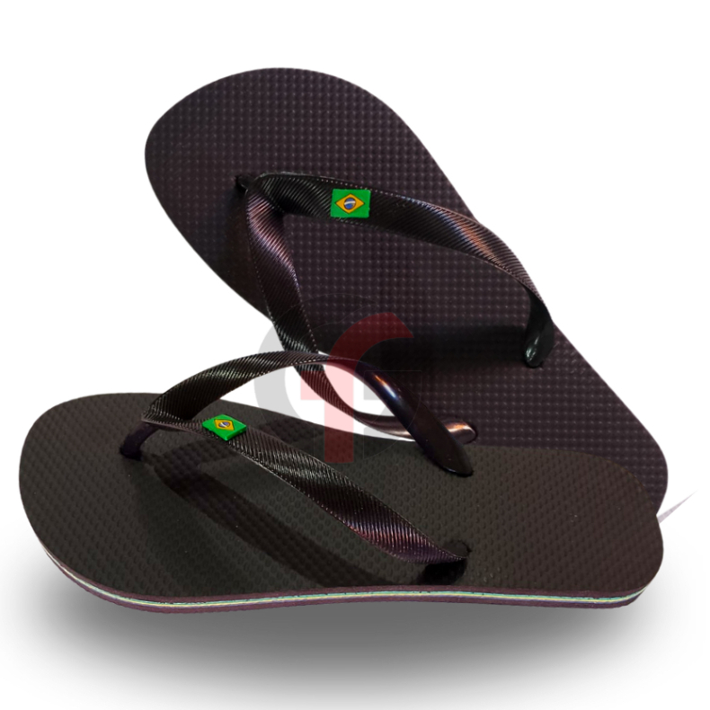 Chinelo Brasil Masculino Adulto e Infantil Borracha Sandalia de Dedo ...