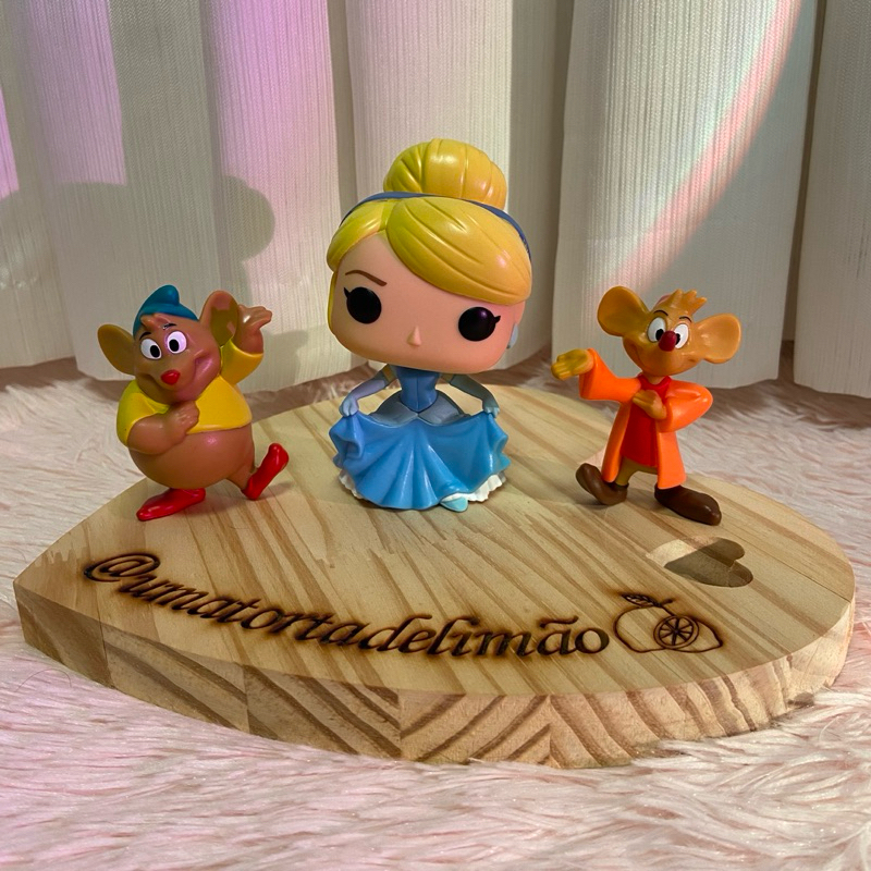 Funko Pop! Cinderella + Jaq e Gus Mc Donalds Disney 50 Anos - Princesa ...