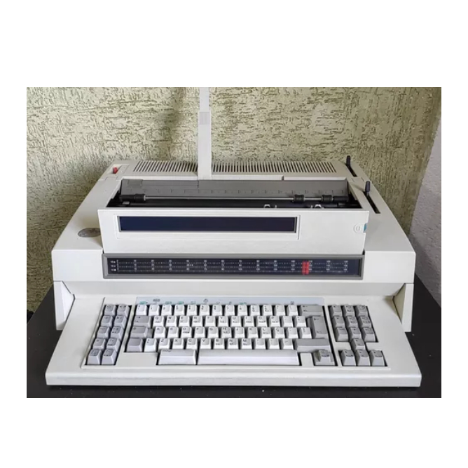 Maquina de escrever elétrica IBM | Shopee Brasil