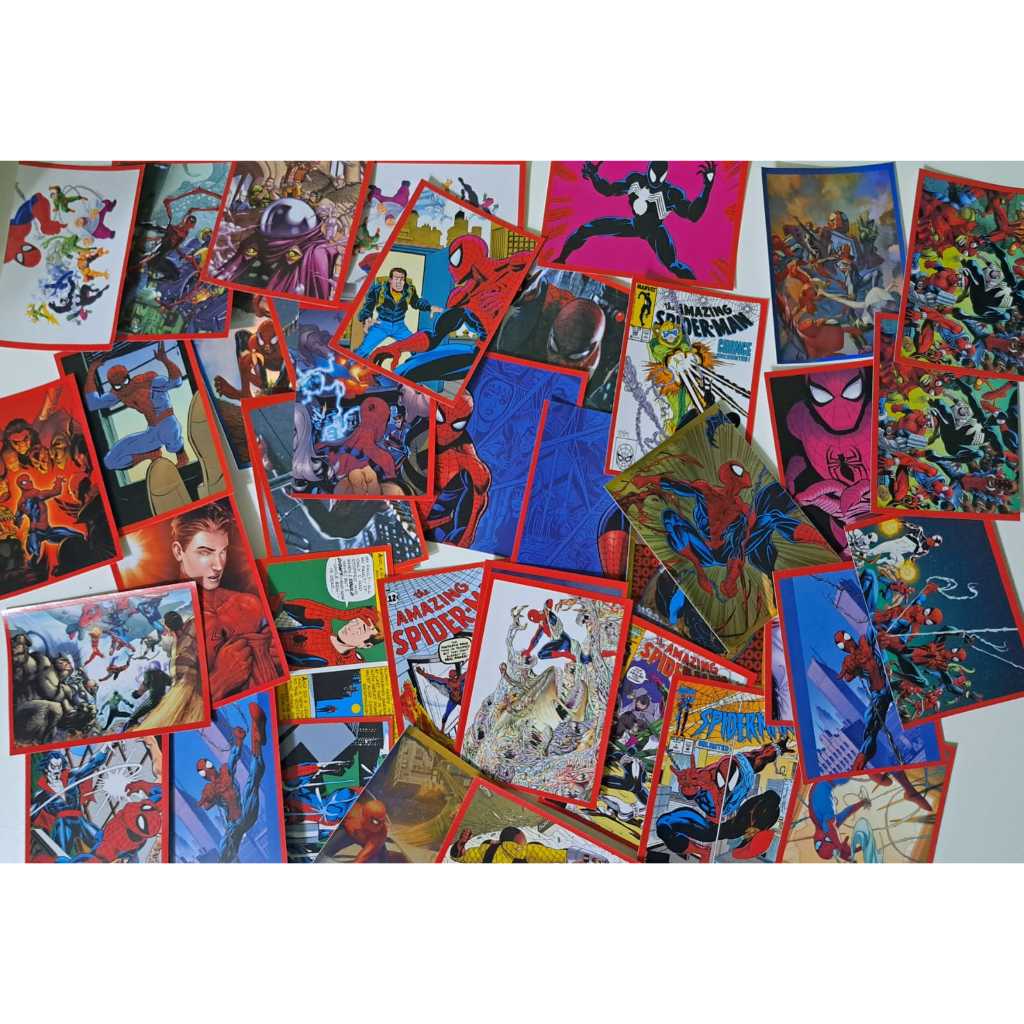 Cromos (figurinhas) do álbum O Espetacular Homem-Aranha da Panini | Shopee Brasil