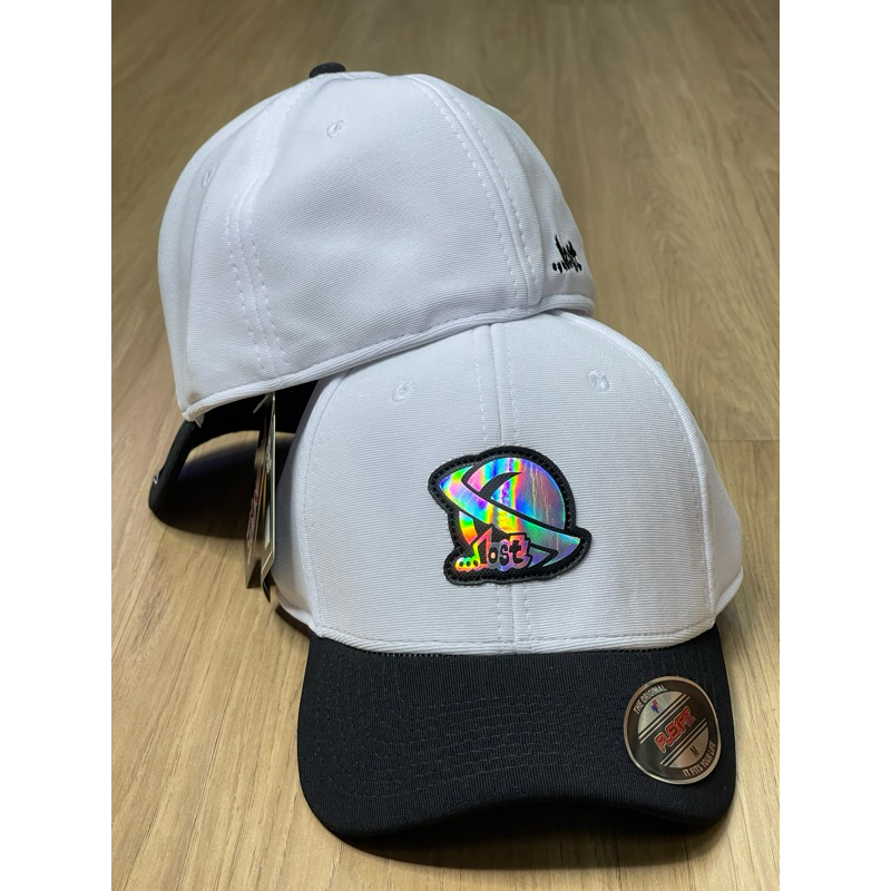 Boné da Lost Fechado Modelo Flexfit Streetwear Skatista Aba Curva ...