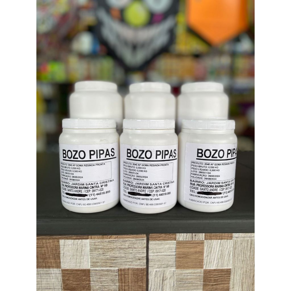 COLA GOMA ARÁBICA PRONTA 1KG E 500 GRS | Shopee Brasil