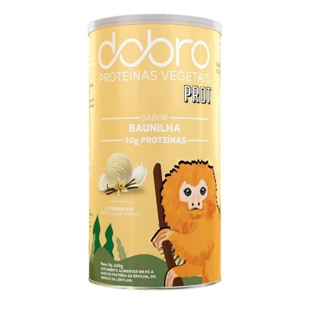 Proteína Vegetal 450g - Dobro (Sabores) | Shopee Brasil