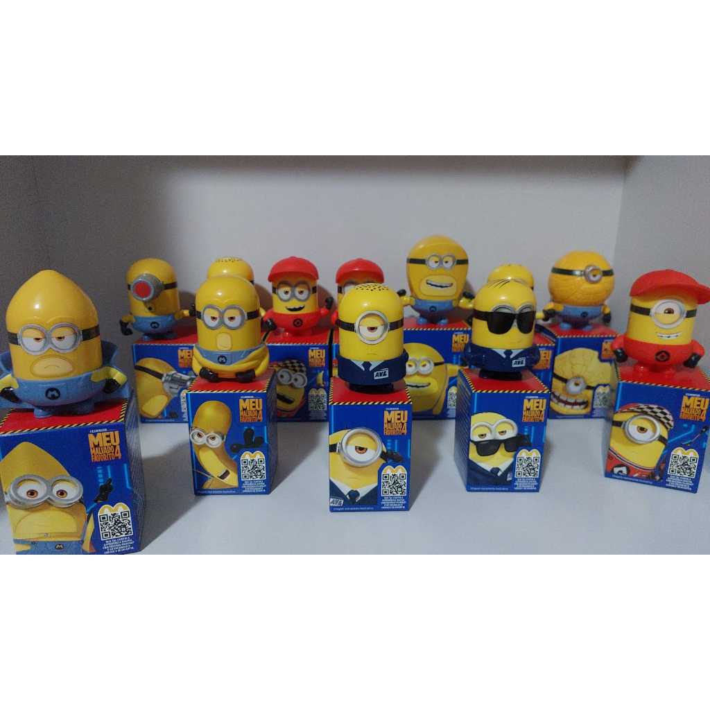 MC DONALDS MC FELIZ BONECO BRINQUEDO MINIOS MEU MALVADO FAVORITO 4 NOVO ...