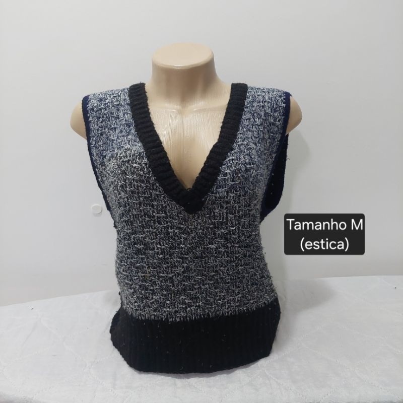 (BRECHÓ/BAZAR/DESAPEGO) Pullover Colete adulto feminino [Tamanho M ...
