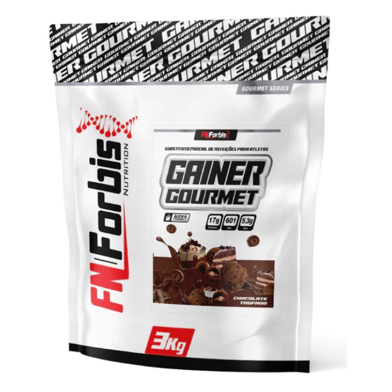 Hipercalórico Gainer Gourmet 3Kg - FN Forbis | Shopee Brasil