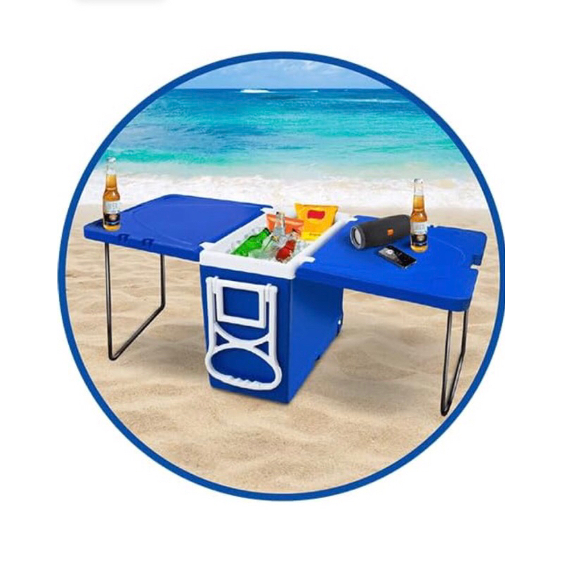 Cooler multifuncional 3 em 1 - Super Térmica com 2 Mesas integradas ...