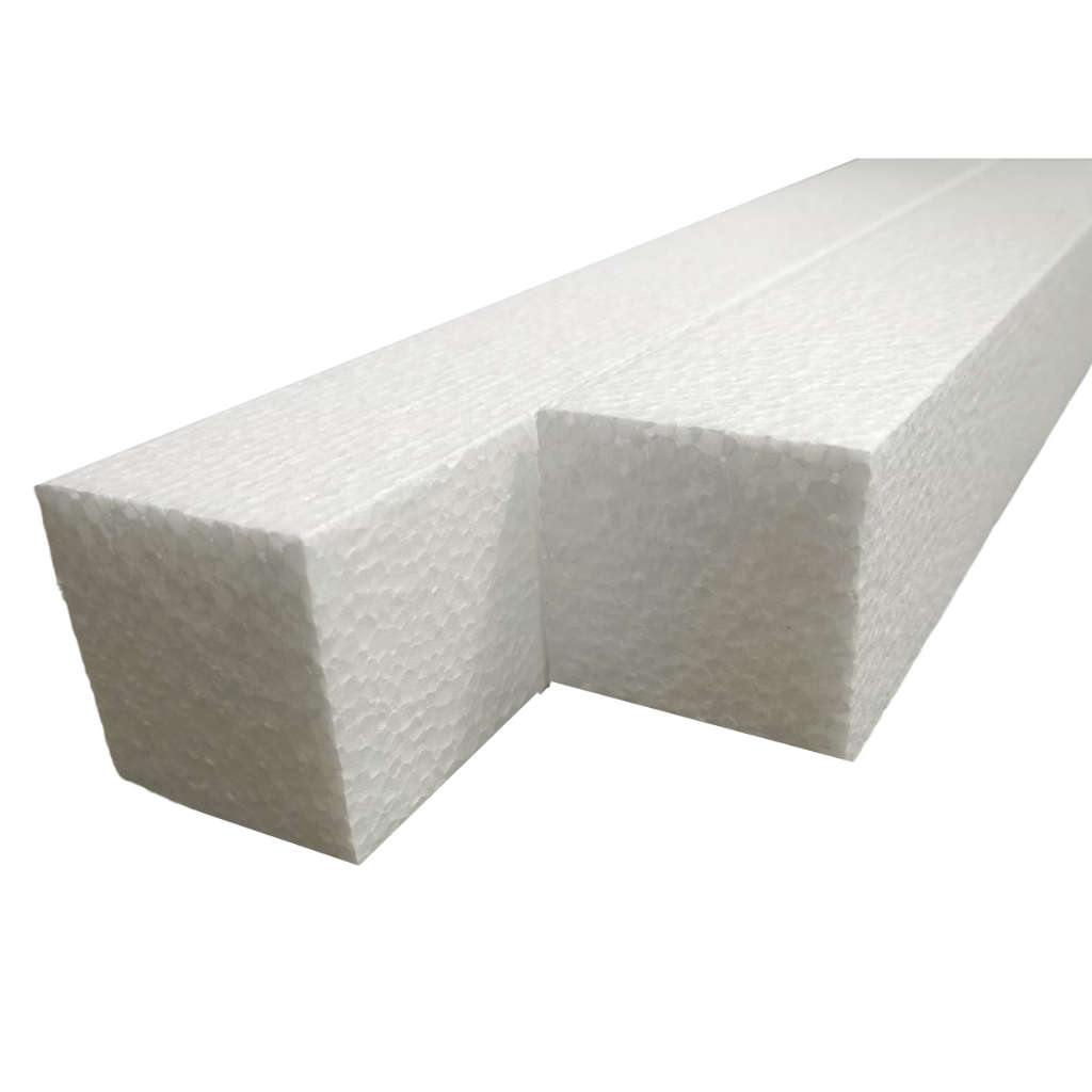 Bloco de Isopor viga Isopor Eps 25x25x100 cm Kit com 2 Colunas | Shopee ...