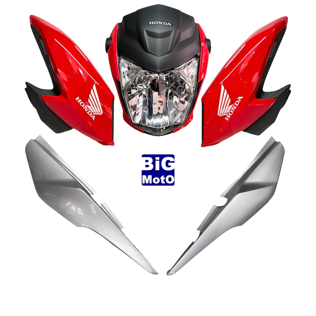 Kit CG Fan 160 2022/2023/2024 Vermelho Perolizado - Frente do farol ...