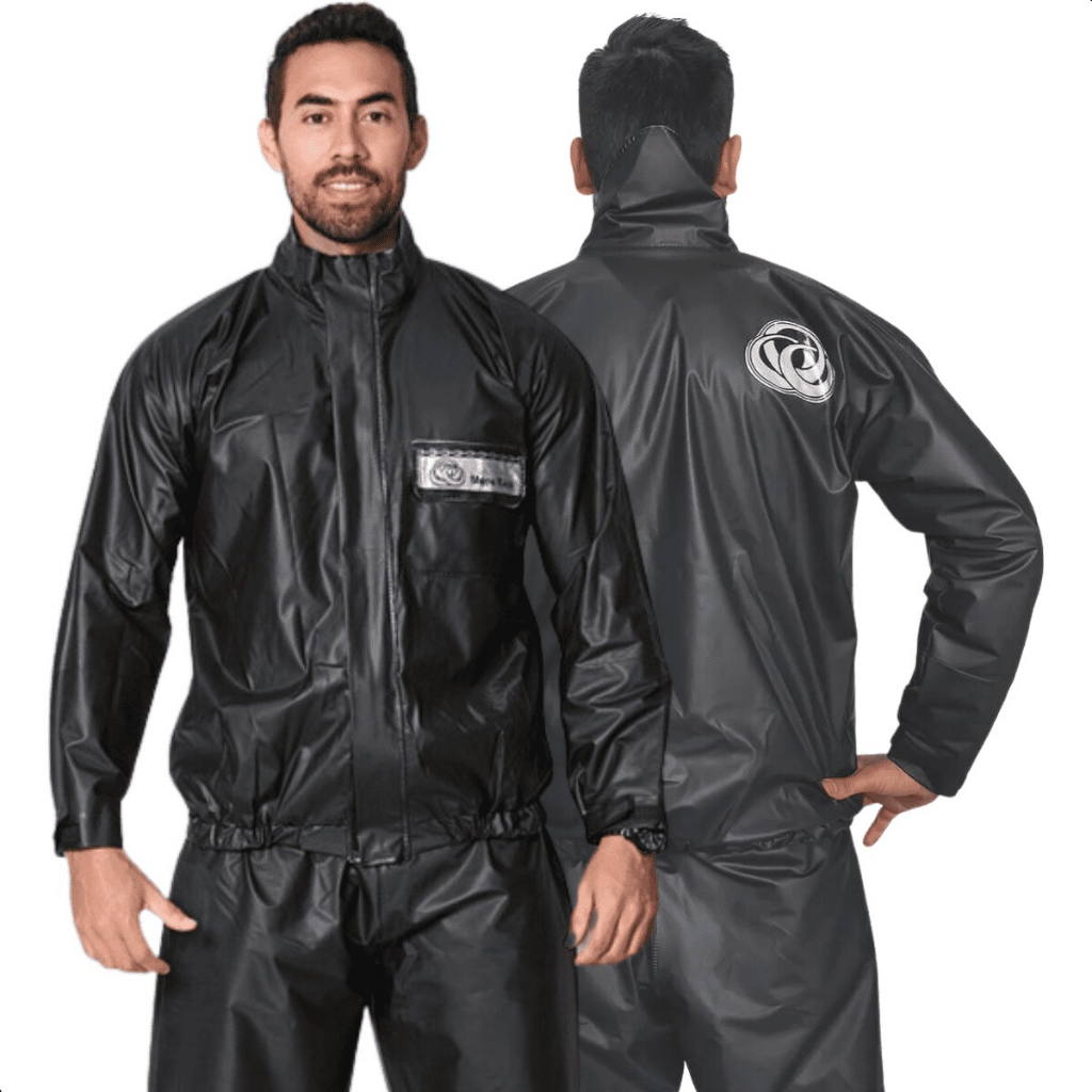 Capa De Chuva Motoqueiro Conjunto Pvc Impermeável Moto Race | Shopee Brasil