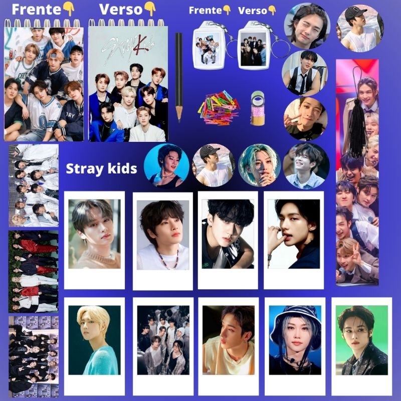 kit kpop Stray kids personalizado | Shopee Brasil