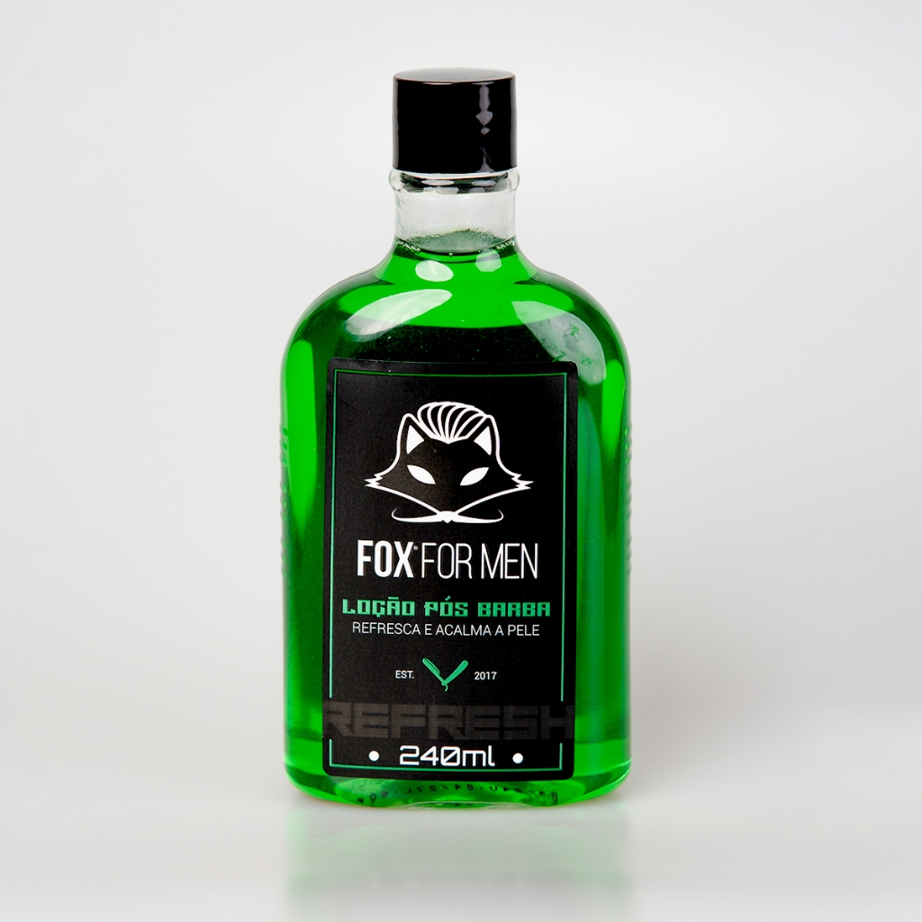 LOCAO POS BARBA 240g - FOX FOR MEN (VERDE) | Shopee Brasil