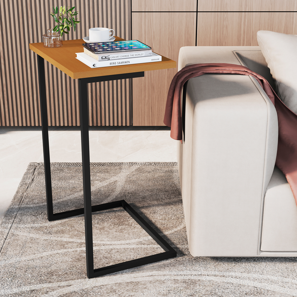 Mesa Lateral e Apoio de Sofá Para Notebook Home Office Maclavi Móveis ...