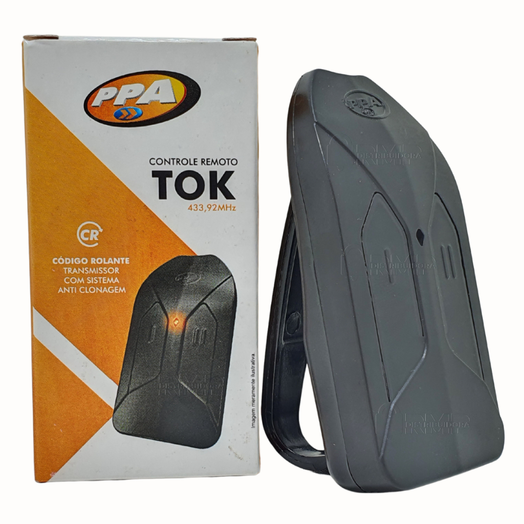 Controle Remoto Ppa Tok para Portão Eletrônico 433Mhz Original Ppa ...