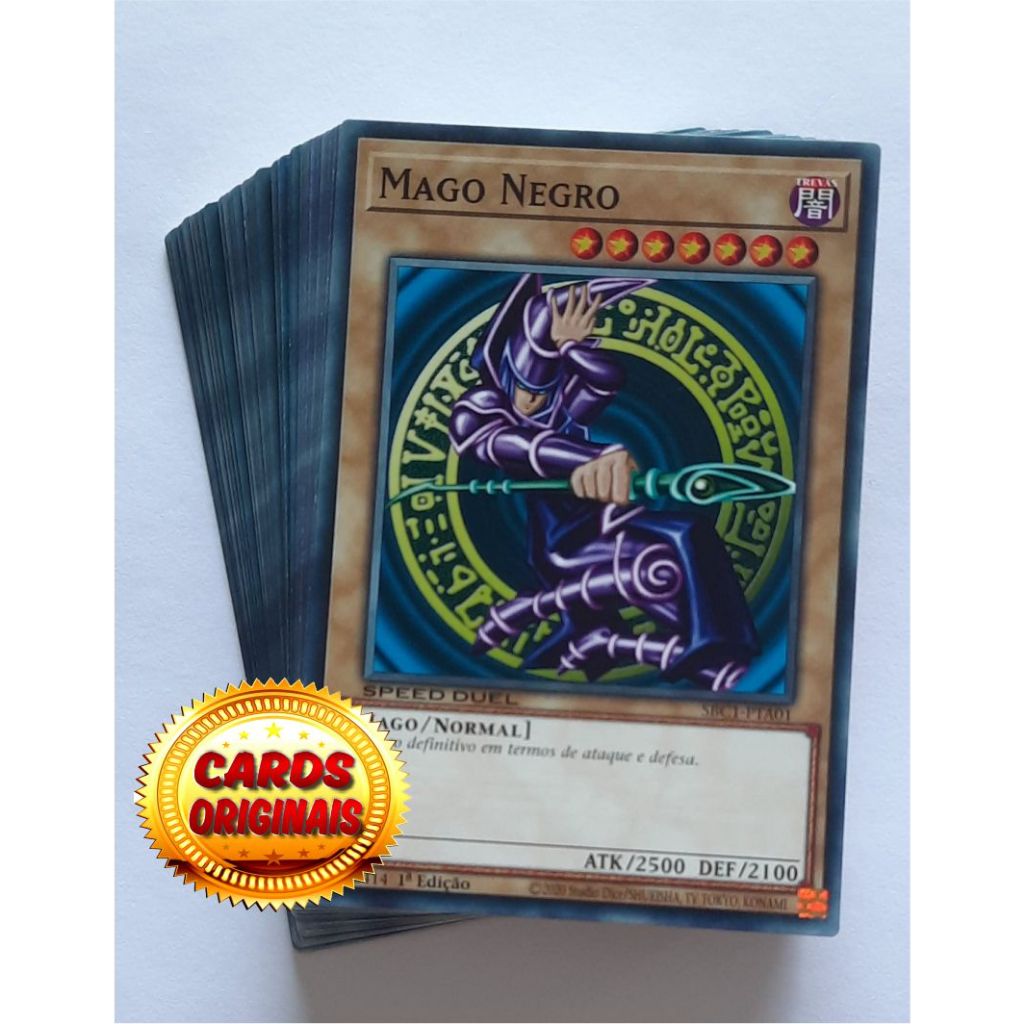 Yugioh Deck MAGO NEGRO - Cartas Originais | Shopee Brasil