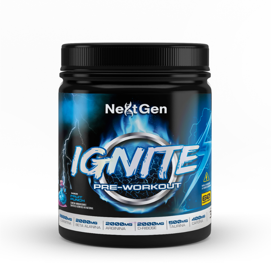 Ignite Pre Treino Do Crescimento 300g - Next Gen | Shopee Brasil