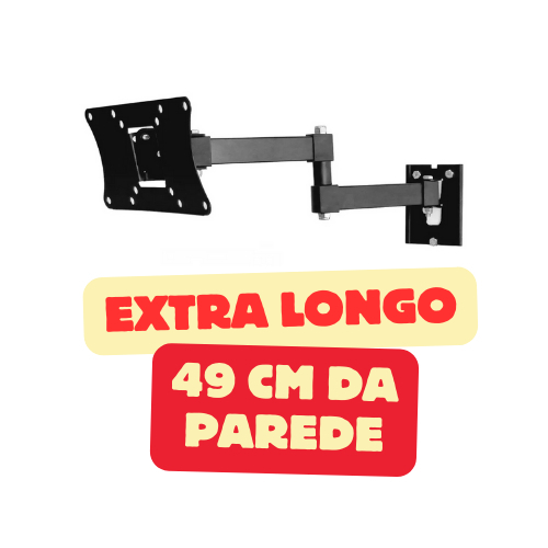 Suporte para Tv Longo até 43 polegadas - Suporte de TV que fica de lado ...