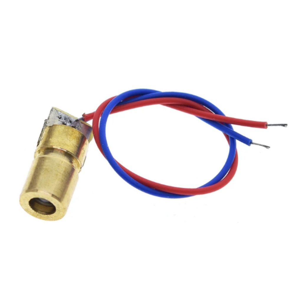 Diodo Laser Arduino 5v Vermelho Alarme Eletronica 650nm 6 Mm | Shopee ...