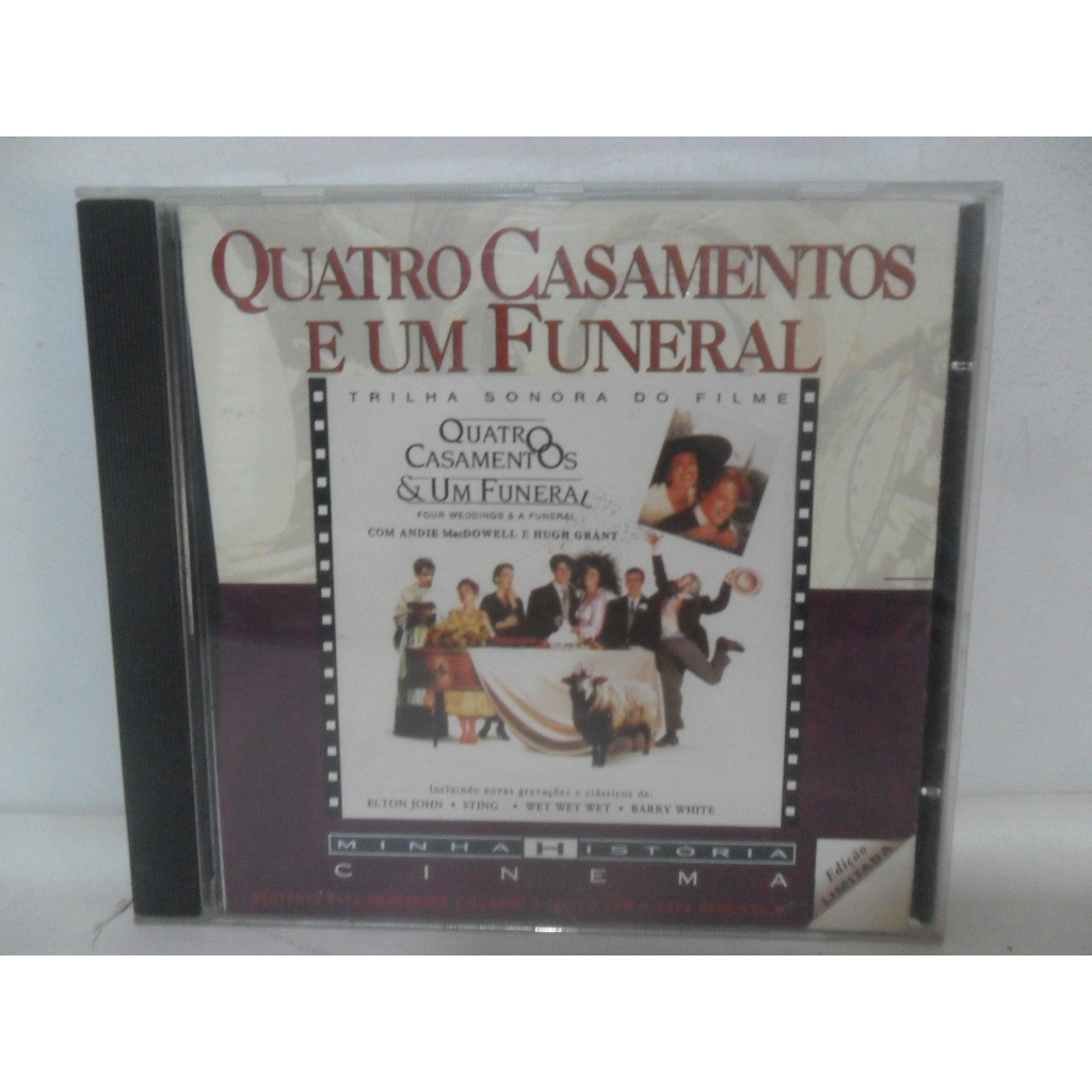 QUATRO CASAMENTOS E UM FUNERAL = TRILHA SONORA DO FILME; CD | Shopee Brasil