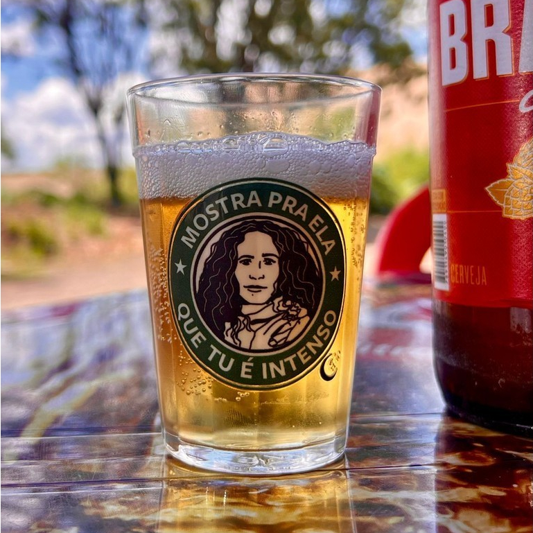 Copo Maria Bethânia Intensa - Vidro 190ml | Shopee Brasil