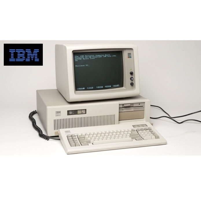 QUADRO DECORATIVO 20x30 C/ MOLDURA: COMPUTADOR IBM PC-AT - 286 / NOVO ...