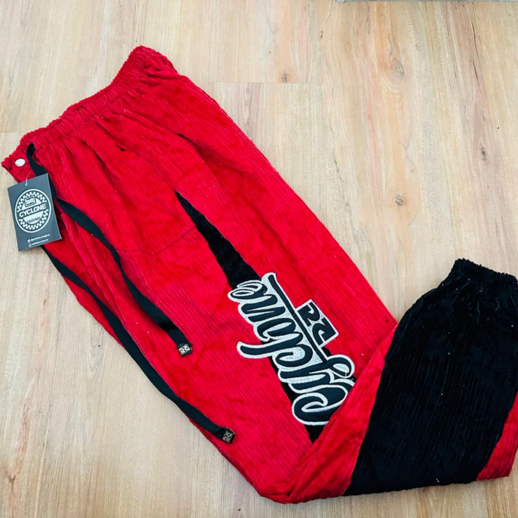 Calça Da Cyclone De Veludo Red Mandrake Top | Shopee Brasil