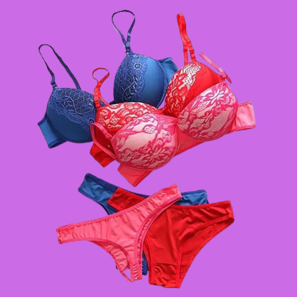 Kit com 10 Unidades de Conjuntos Lingerie Básica Popular - Barata - De ...