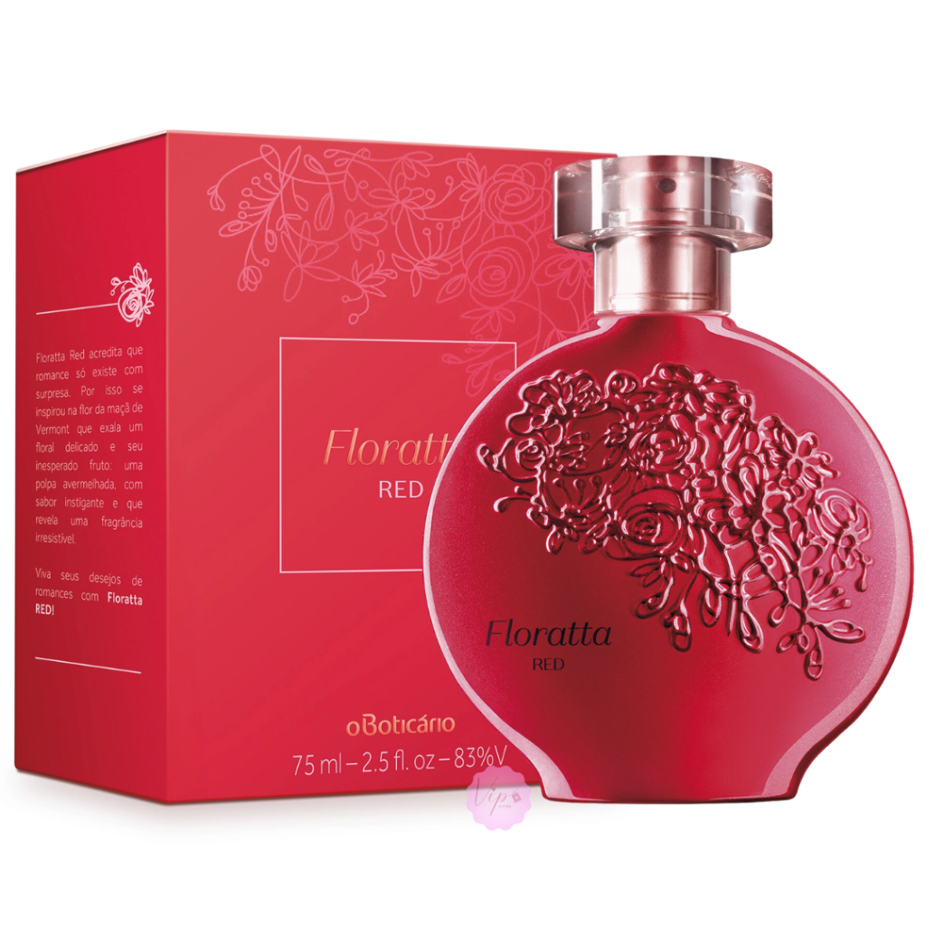 Perfume Floratta Red Colônia 75 ml O Boticário Florata | Shopee Brasil
